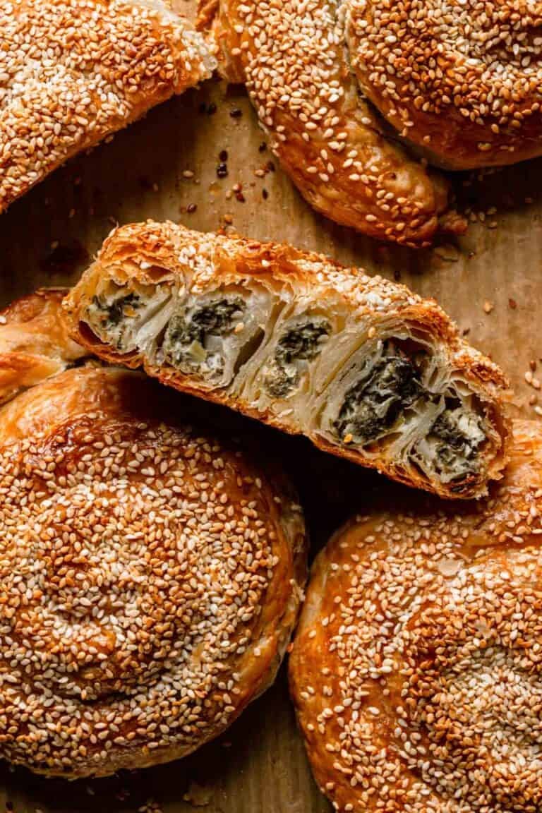 Spinach Bourekas - Crispy Israeli Style Recipe