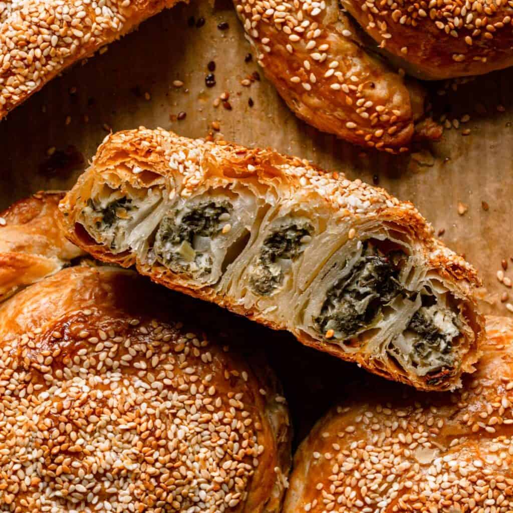 Spinach Bourekas - Crispy Israeli Style Recipe