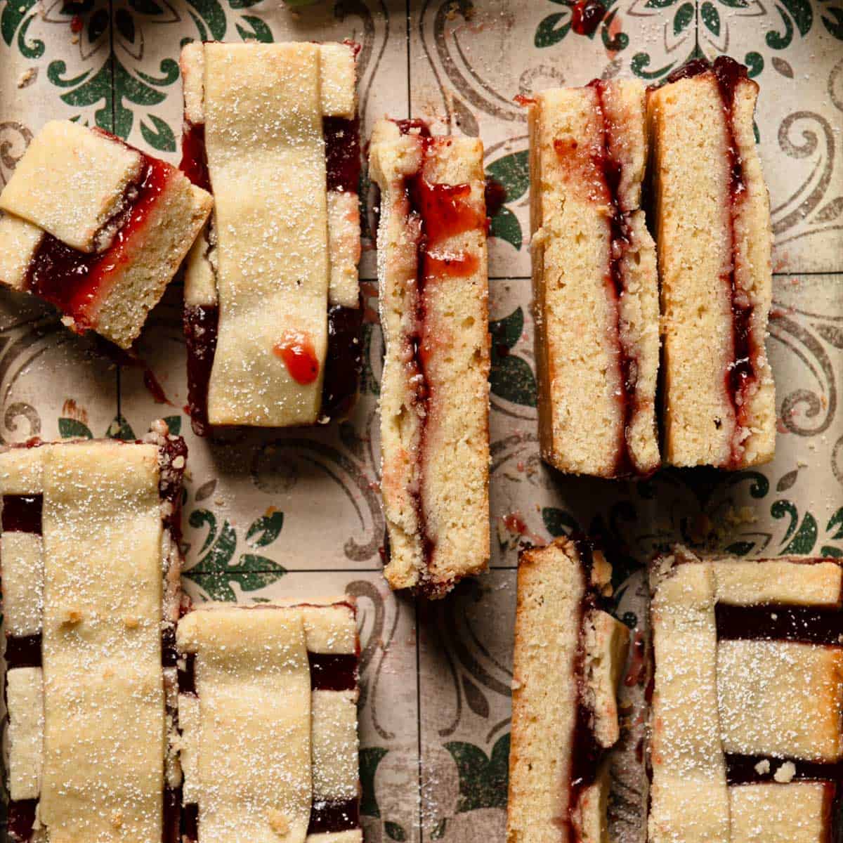 Strawberry Bars (using homemade or store-bough preserves)