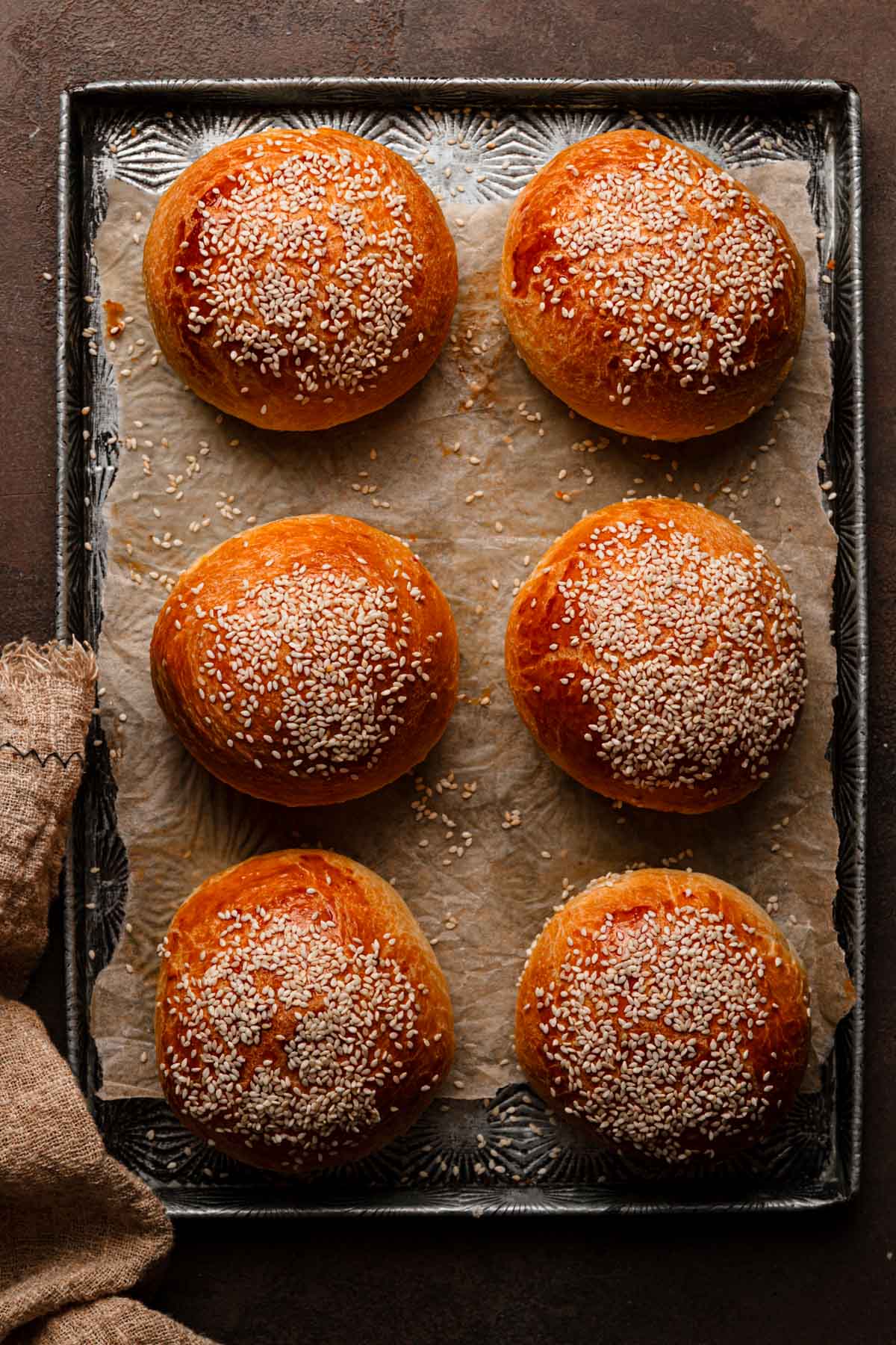 Brioche Hamburger Buns - Easy Homemade Recipe